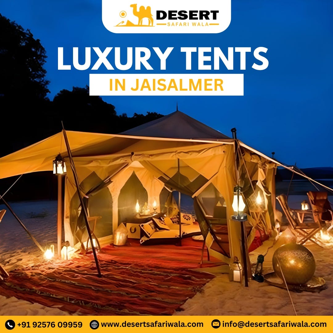 Luxury tents in Jaisalmer - Desert Safari Wala - Medium
