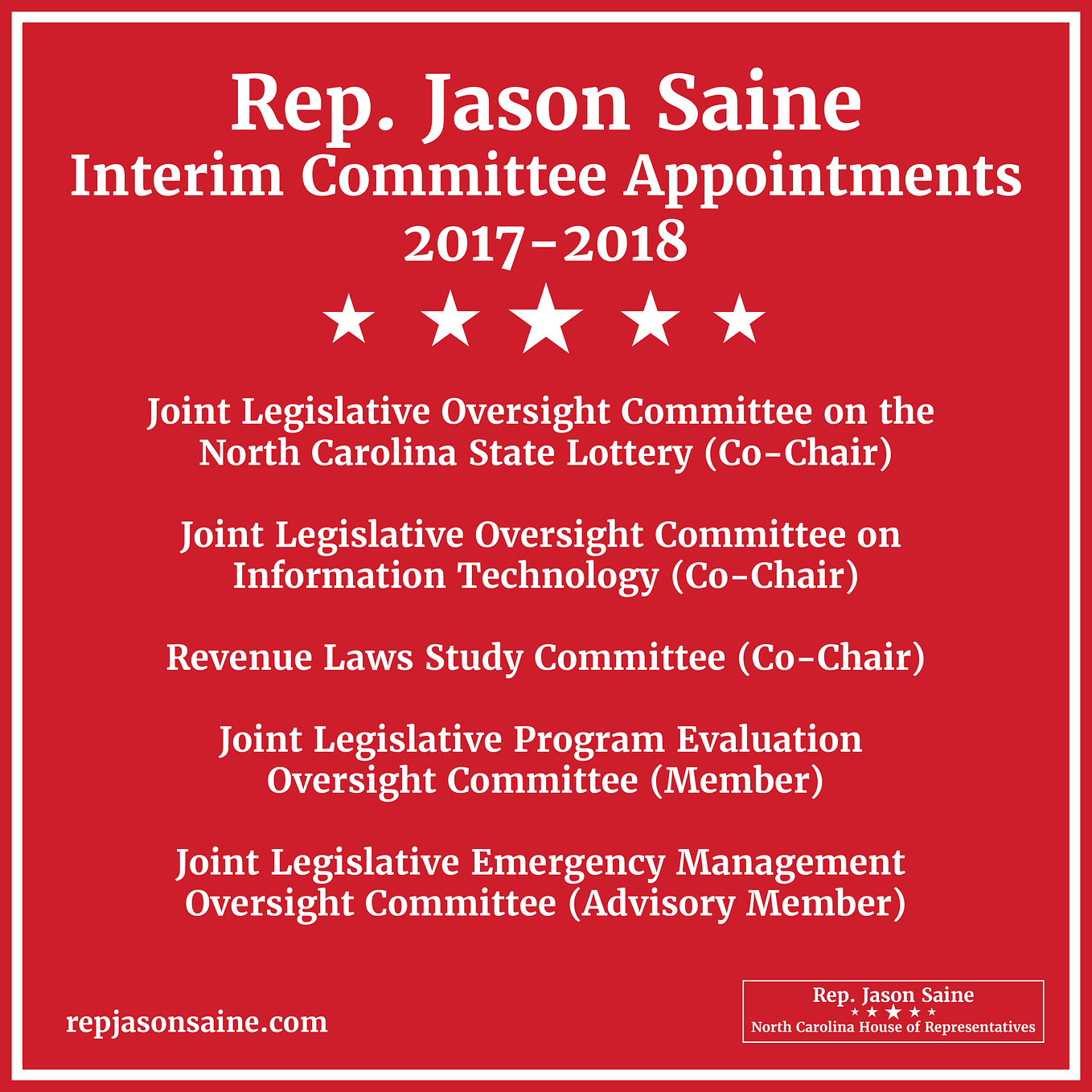 House Leaders Praise Tax Relief in State Budget | by Jason Saine | Medium