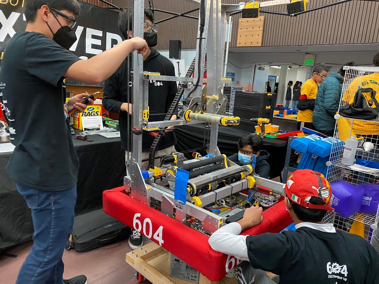 First Robotics Competition SFR Blog — Team 971 | by Pi & World | Medium