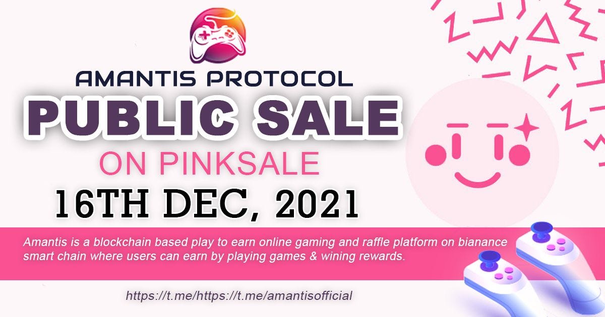 Important Update!!! Dear Amantis community, we are launching the ...