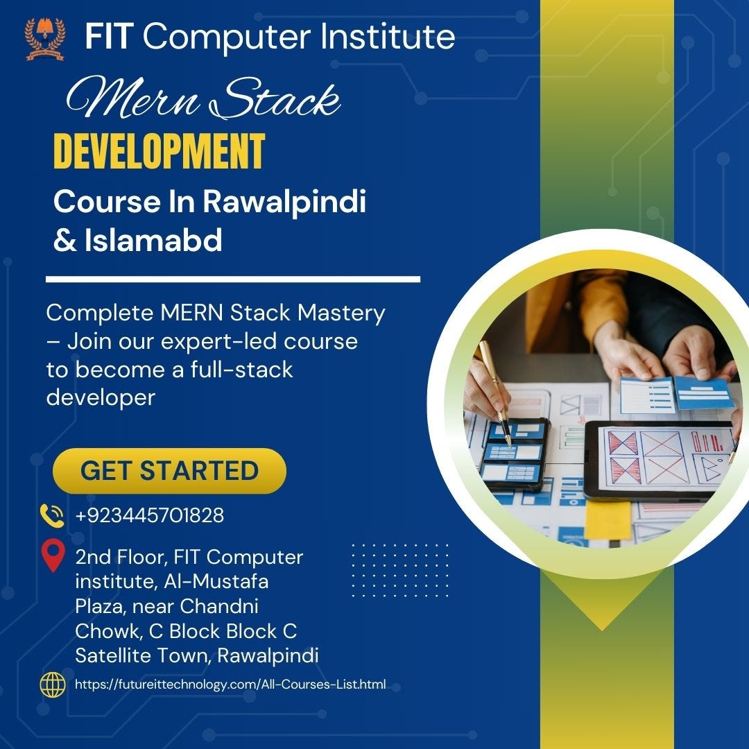 Mern Stack Development Course in Rawalpindi & Islamabad | by FIT ...
