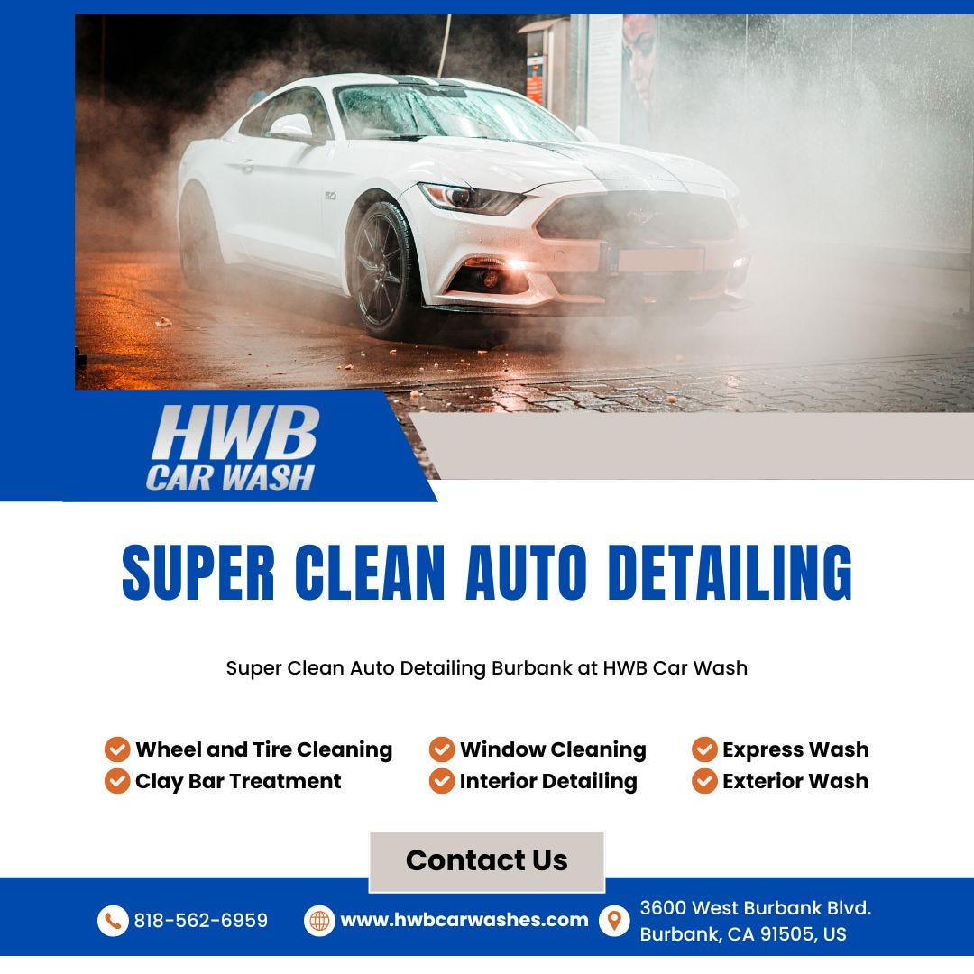 Self Car Wash in Burbank: Restore Presitine Glow - HWB Car Wash - Medium