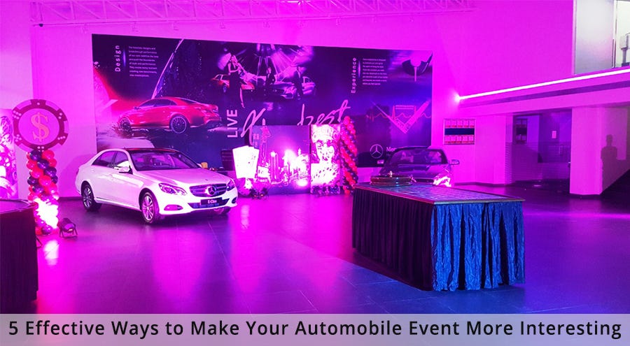 7 Creative Ideas For Automobile Event Management | by Sakura Events ...