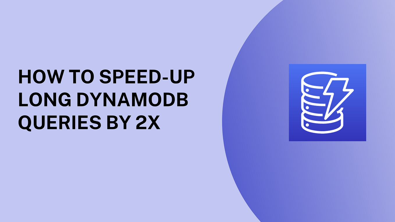 How to Scan a 23 GB DynamoDB Table in One Minute | by Vlad Holubiev | Shelf Engineering | Medium
