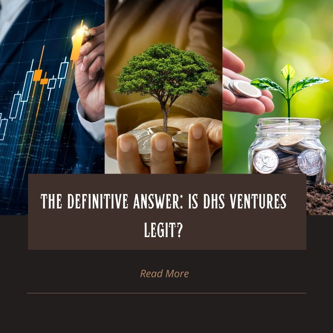Exposing the Truth: Is DHS Ventures Legit? - Fernando Aguirre - Medium
