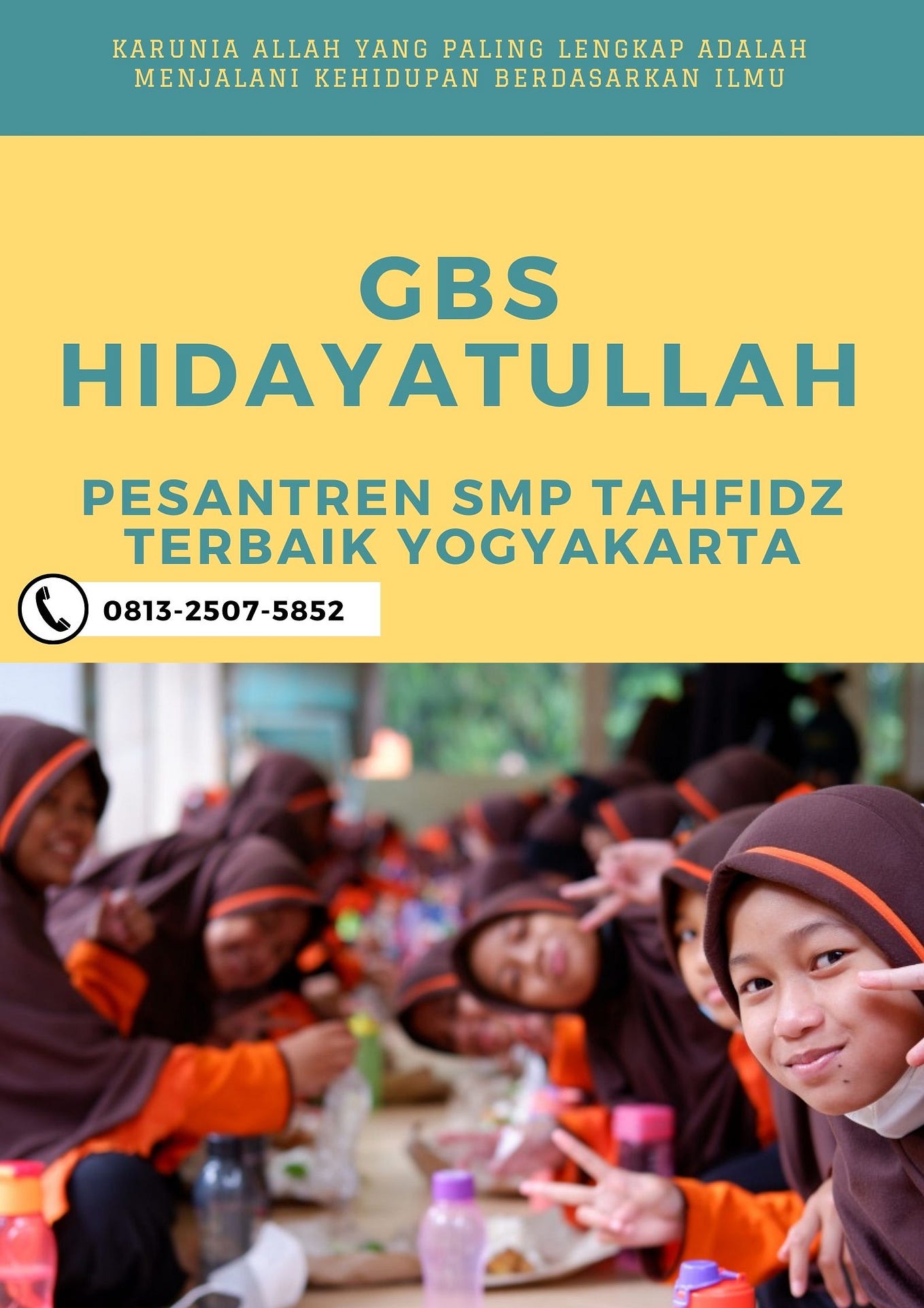 0813–2507–5852 GBS Hidayatullah, Pesantren SMP GLOBAL Terbaik Jogjakarta - Magangsultan - Medium
