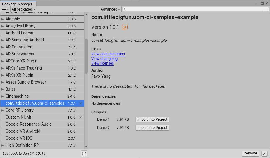 How to Maintain UPM Package Part 3 | by Favo Yang | OpenUPM | Medium
