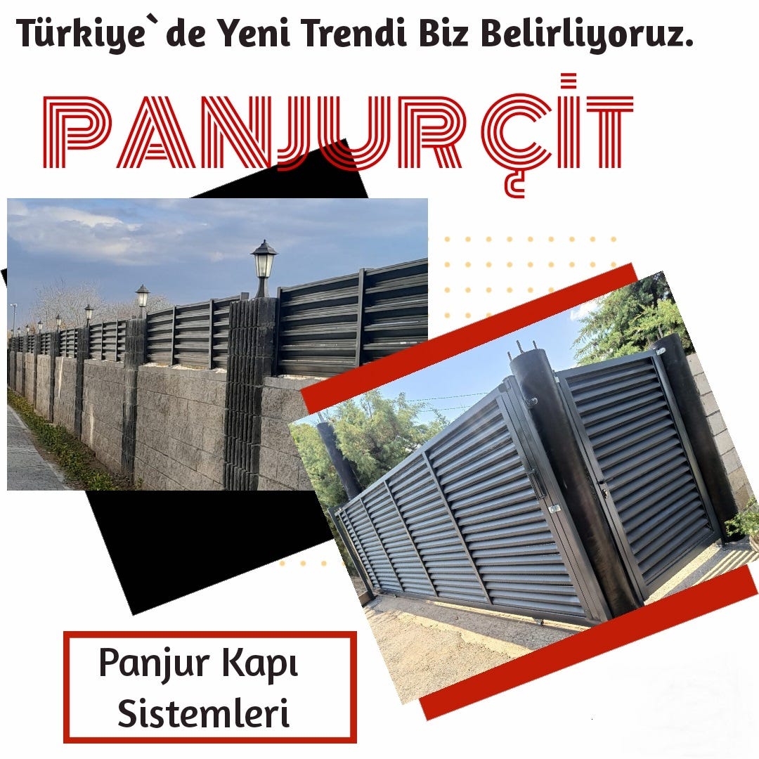 Panjur Kapı - Panjur Bahçe Çitleri - Medium
