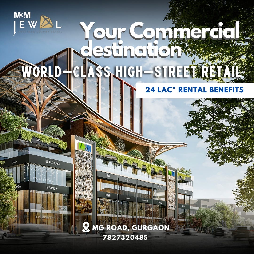 M3M Jewel: Gurgaon’s New Benchmark for Commercial Spaces - M3M Gurgaon ...