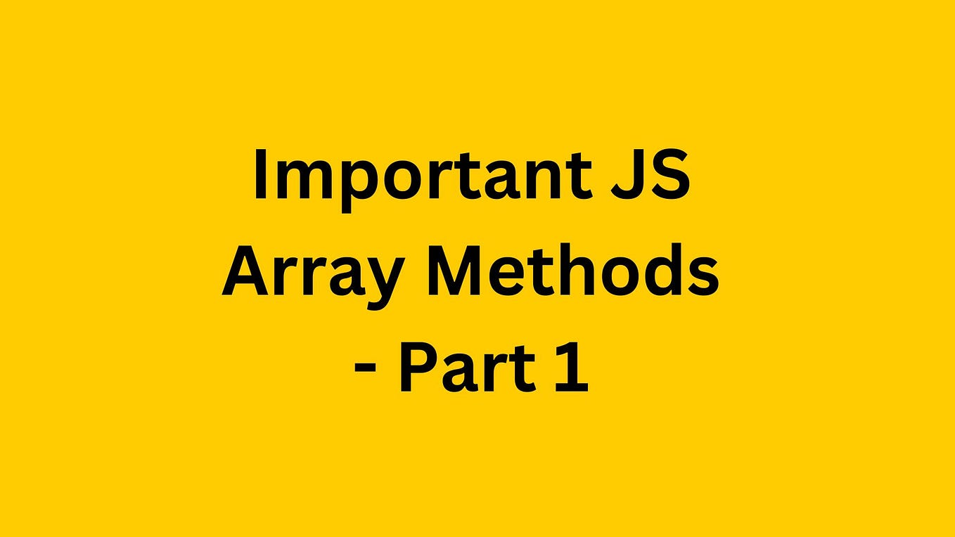 Deep Copying Javascript Arrays Most People Know The Concept Of Shallow
