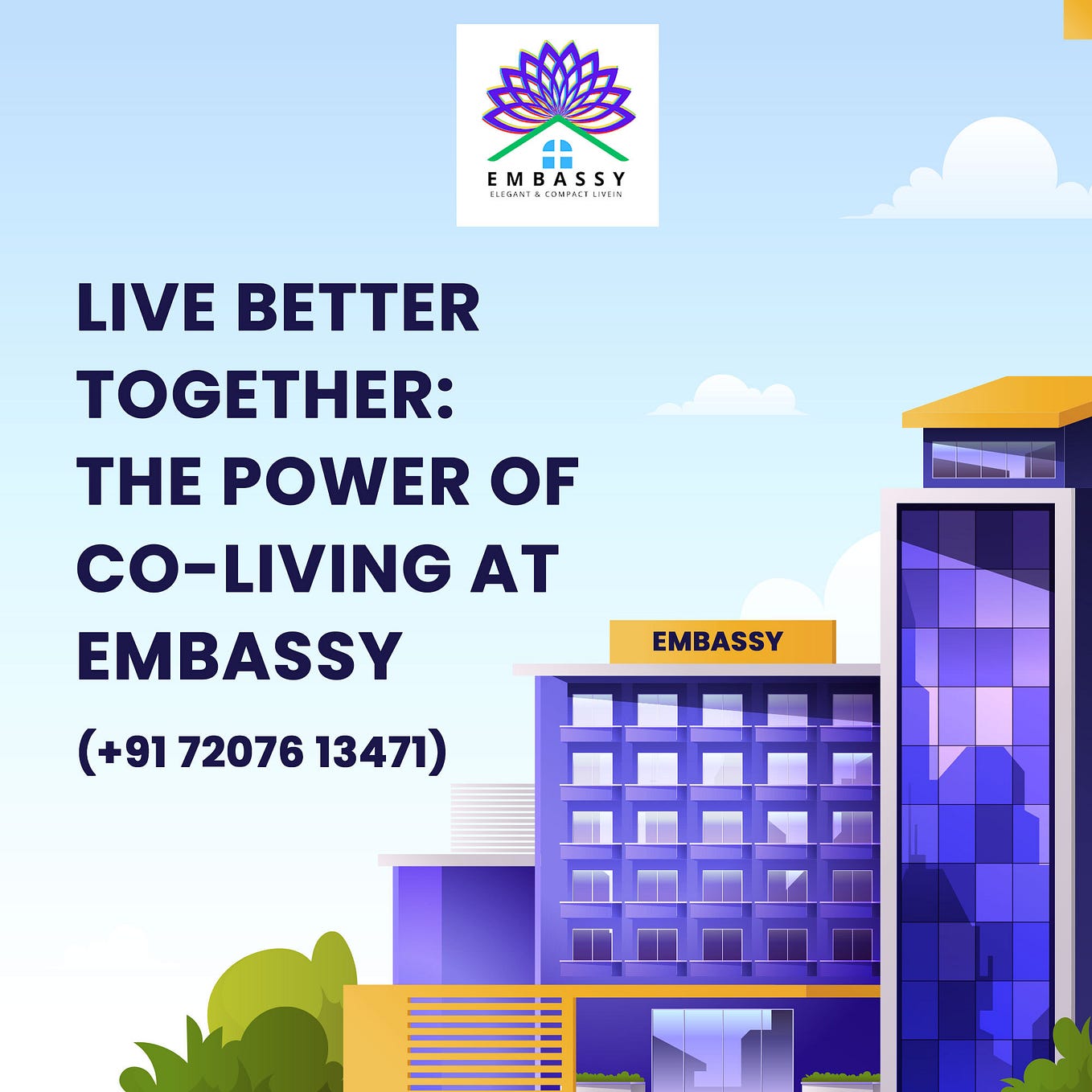 Good Pg In Hyderabad | Embassy Co-living | by Embassypgandhostels | Mar ...