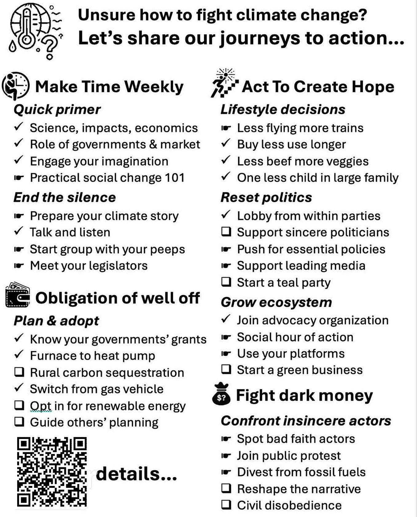 Collecting and sharing climate action ideas | by Alex (Sandy) MacAulay ...