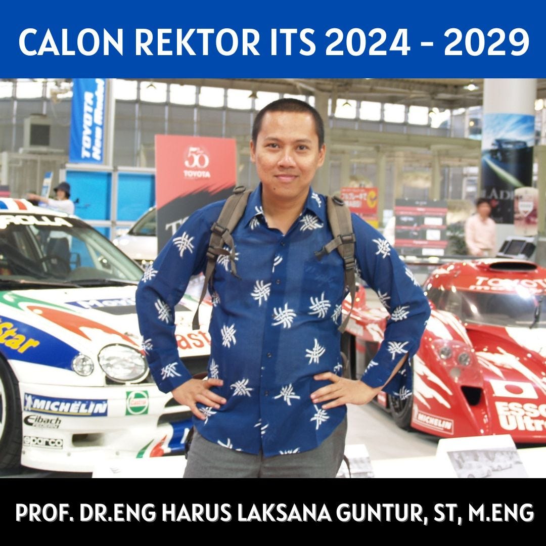 Pemilihan Rektor ITS 2024 : Prof. Harus Laksana Guntur | by calon ...