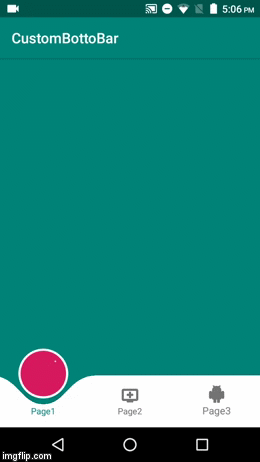 Draw custom shapes in Curved Bottom Navigation View | by Android Tutorial | Medium