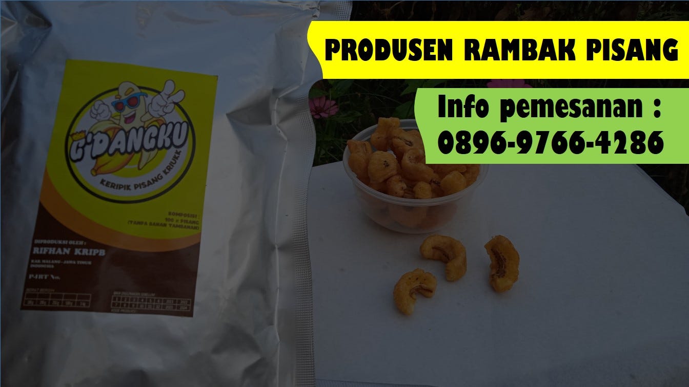 HP/WA 0821–4272–1084, Distributor Kerupuk Rambak Pisang Surabaya | by Produsen Rambak Pisang ...
