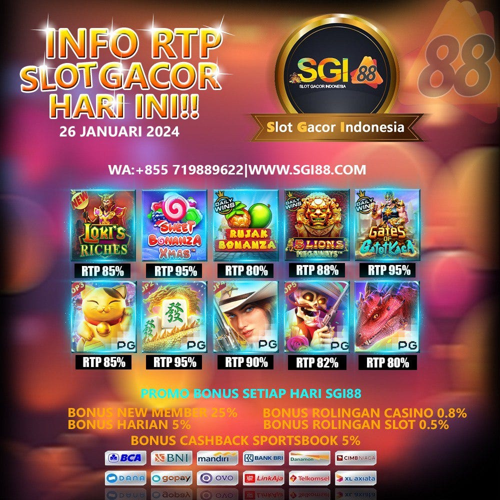 INFO SLOT GACOR INDONESIA SGI88 - OFFICIAL SGI88 - Medium