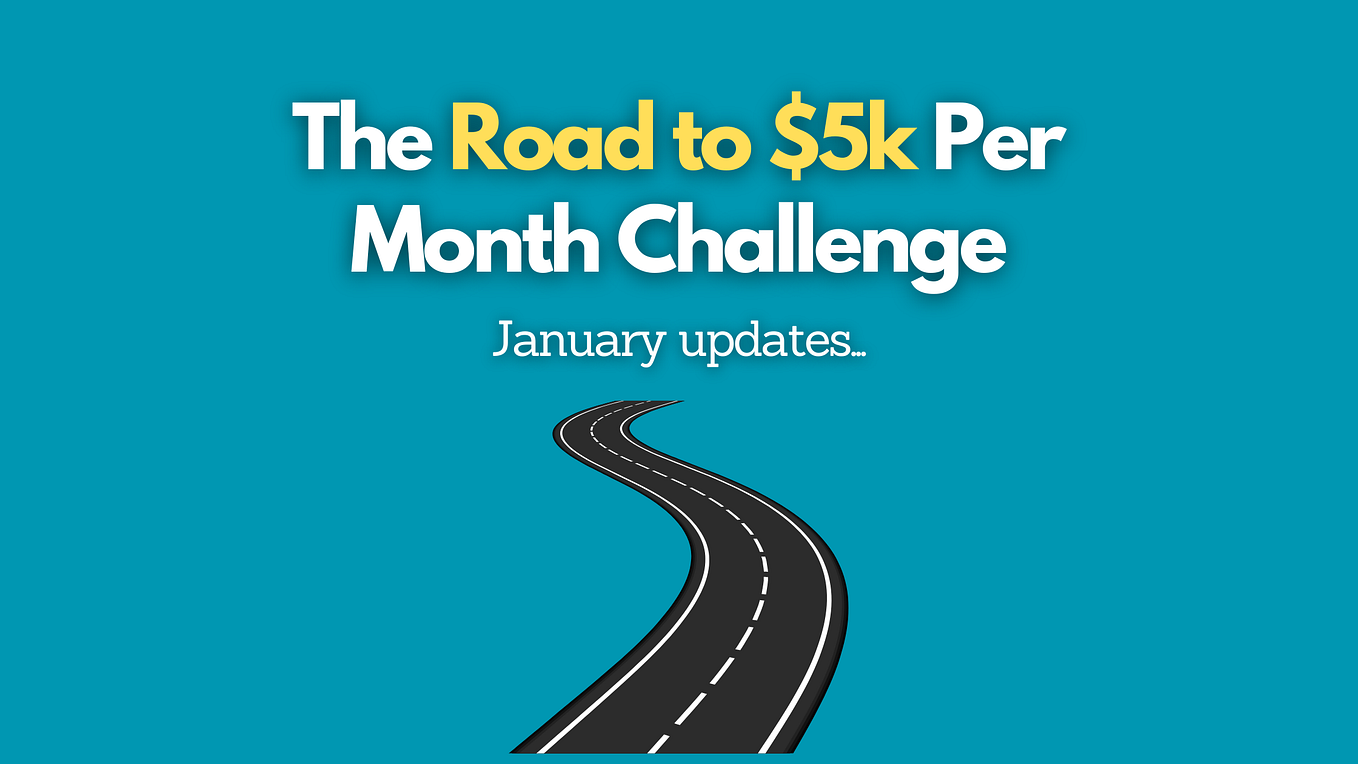 The Road to $5k Per Month Challenge | by Christina Piccoli | Road to ...