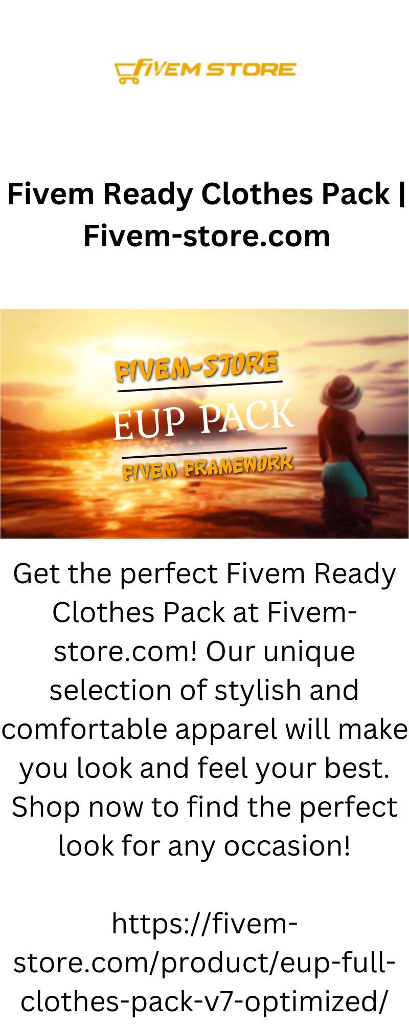 Fivem Ready Clothes Pack | Fivem-store.com - Fivem Store - Medium