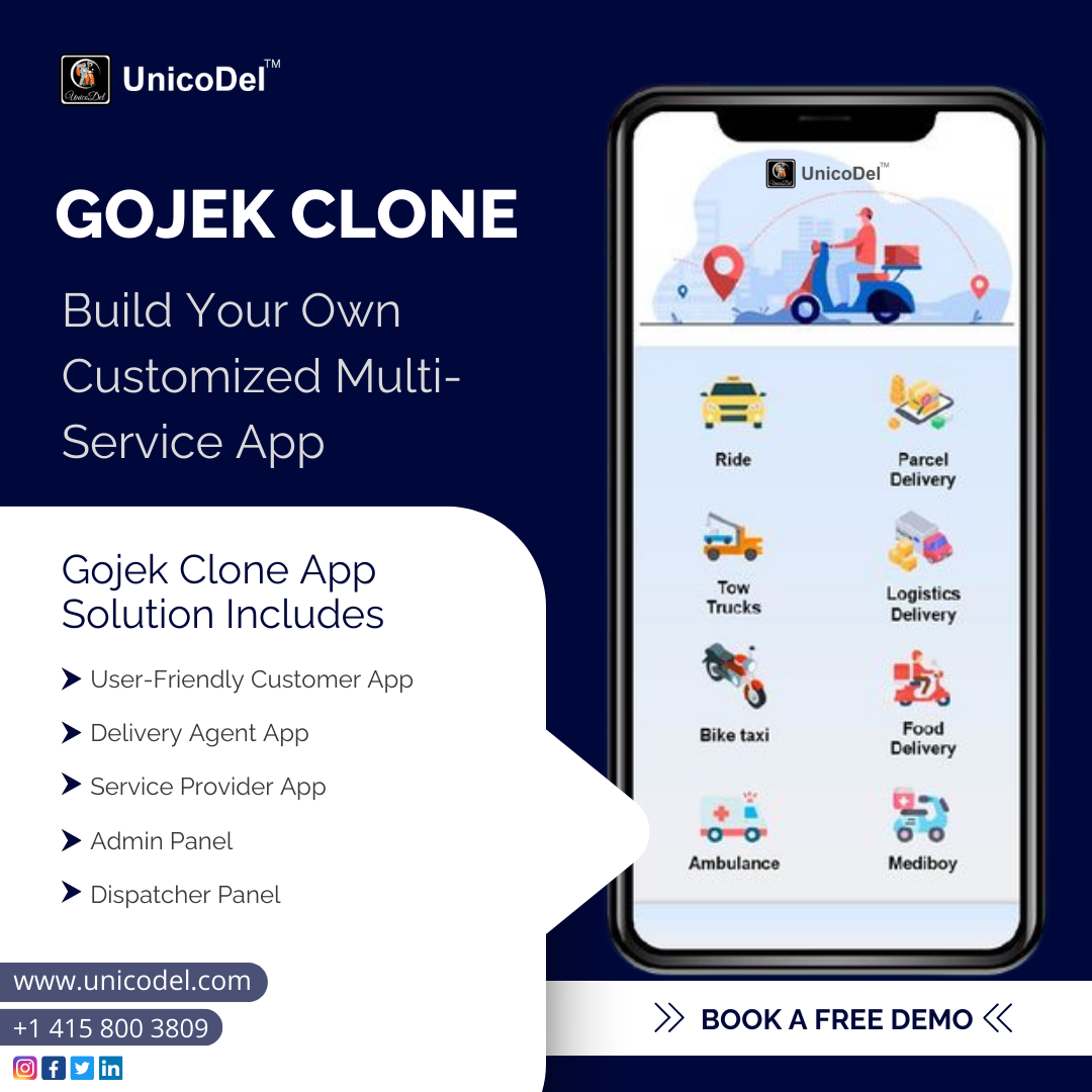 Top 5 Gojek Clone Features That Make Life Easier | by Unicodel_ | Apr, 2024 | Medium