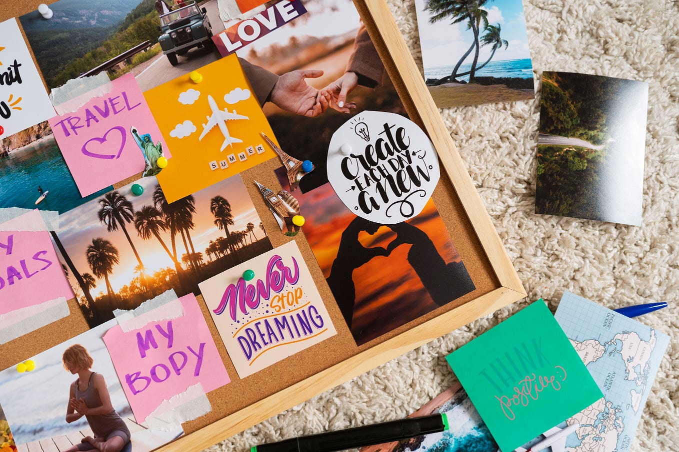 Crafting Dreams: The Power of Vision Boards Unveiled | by ...