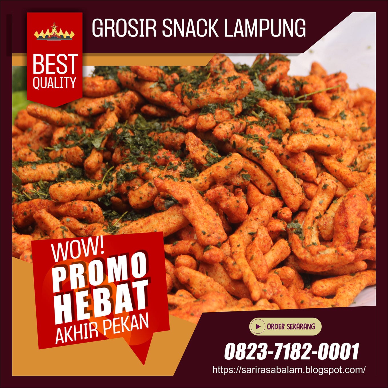 TERMURAH, Call +62 823–7182–0001 Makanan Ringan Khas Lampung - PRODUSEN ...