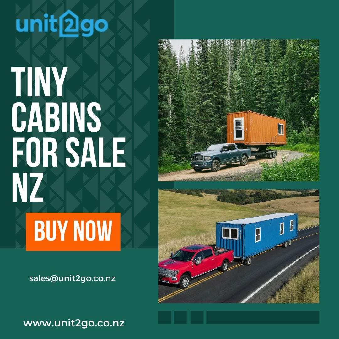 Tiny Houses NZ: A Sustainable Living Solution | by Unit2go | Aug, 2024 | Medium