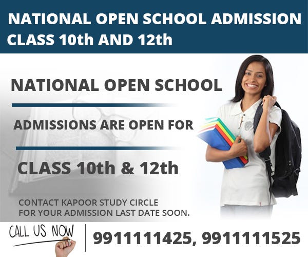 Open Schooling in Delhi. Open schooling in Delhi is an… | by Patrachar ...