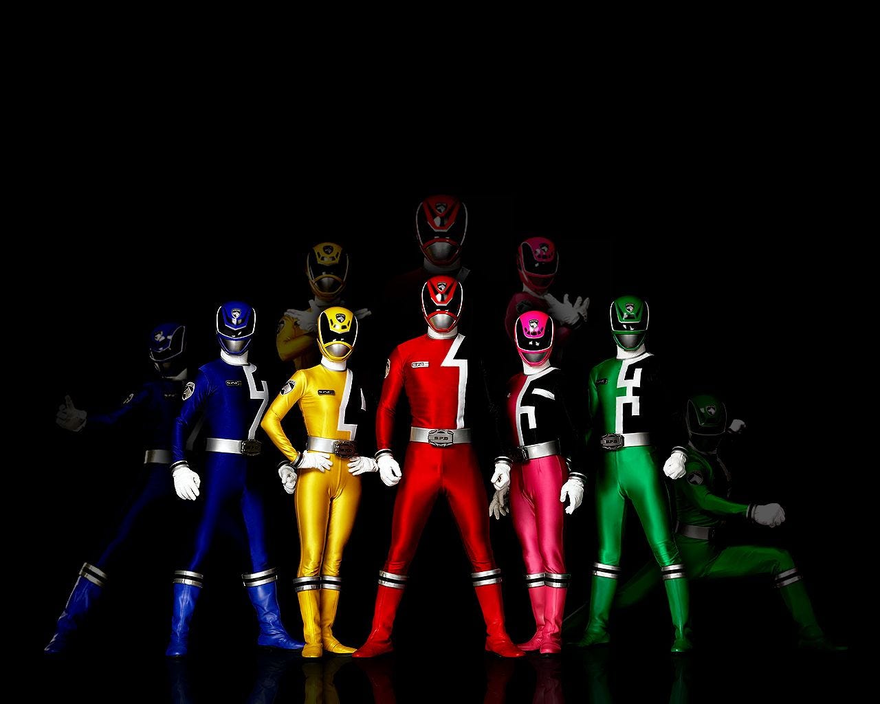 All Power Rangers Together Vs Evil