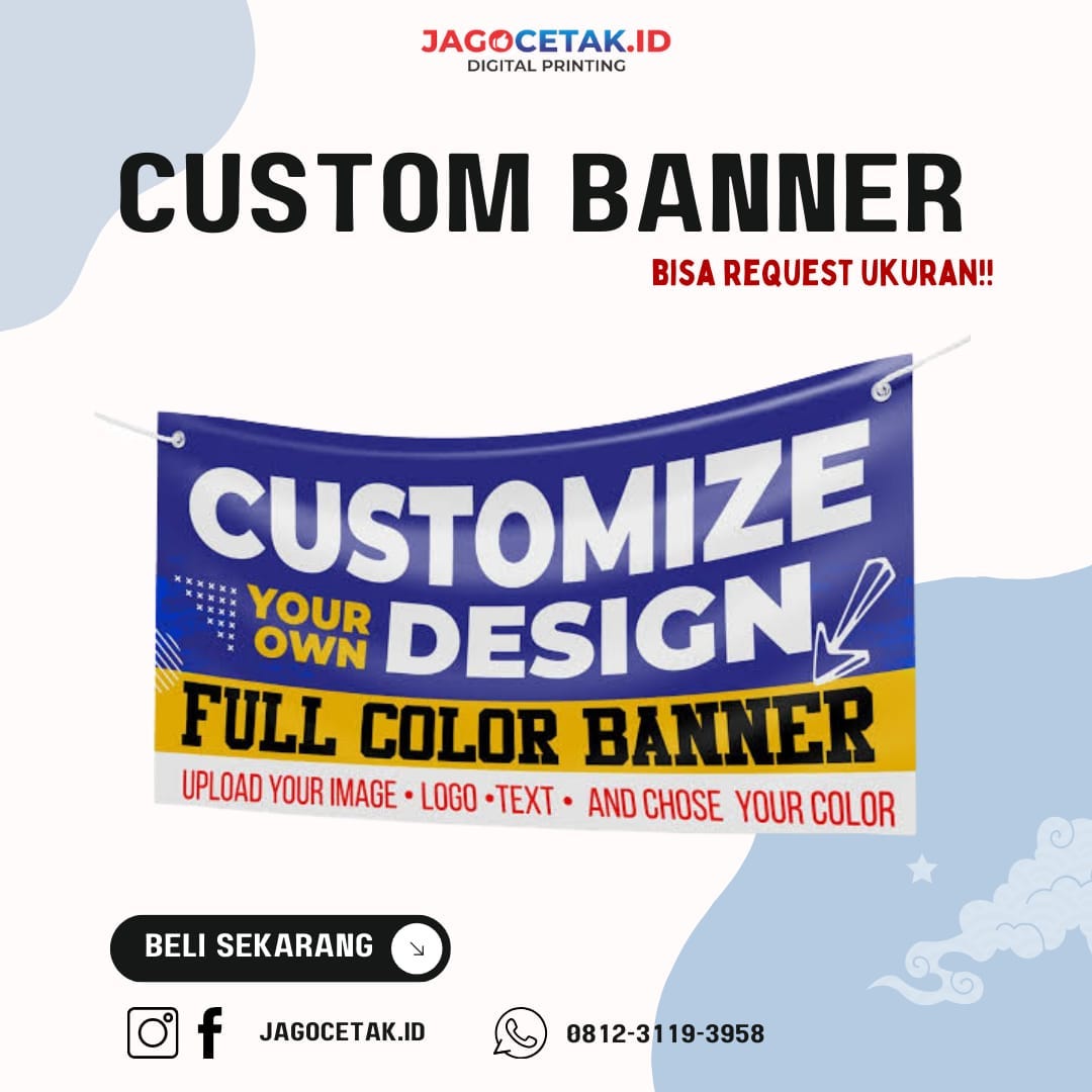 Promosikan usaha Anda dengan banner berkualitas dari JagoCetak.id. | by ...