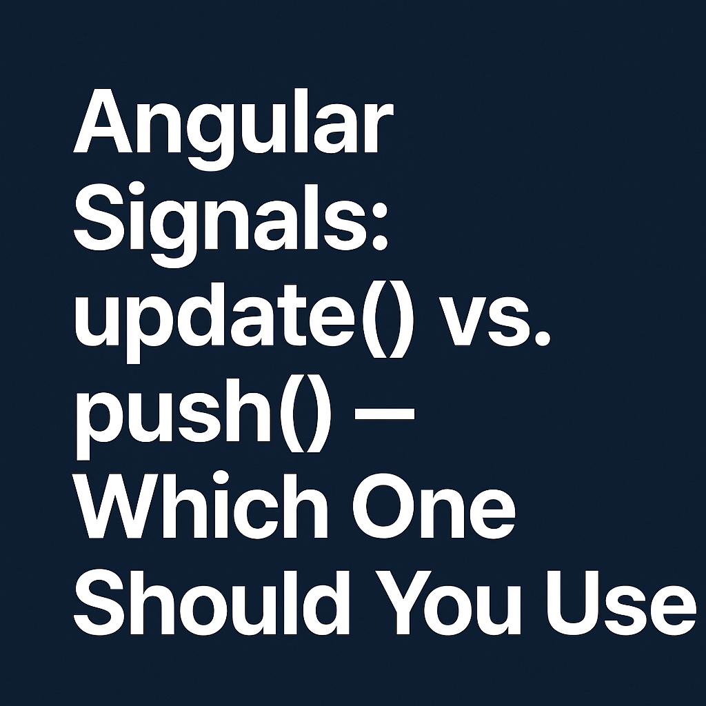 Using ngModel with Signals in Angular 19: A Professional Guide | by ...