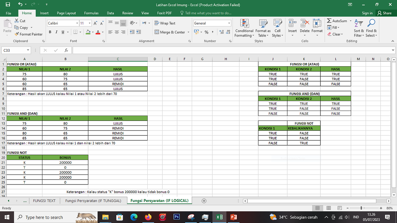 Latihan Rumus Kombinasi VLOOKUP & HLOOKUP Pada Excel (Day 16) | by Naufal Surya Ibrahim | Medium
