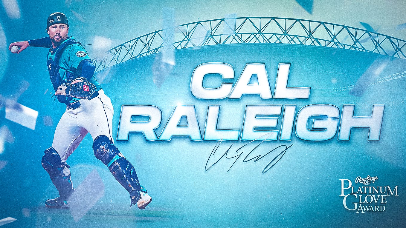 Cal Raleigh and Dylan Moore win Rawlings Gold Glove Awards | by Mariners PR | Nov, 2024 | From ...