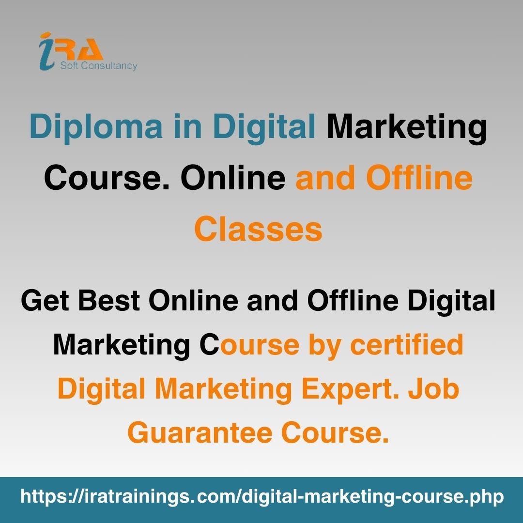 Diploma in Digital Marketing Course. Online and Offline Classes ...