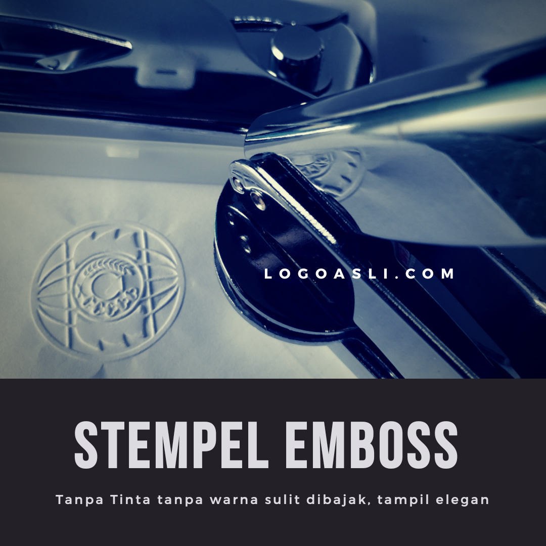 Stempel EMBOSS. stempel timbul tanpa tinta tanpa warna… | by Saudagar ...