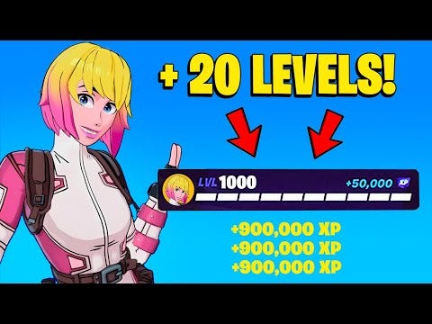 800,000 XP AFK Glitch in Fortnite Chapter 5 Season 4 - GlitchHunterX - Medium