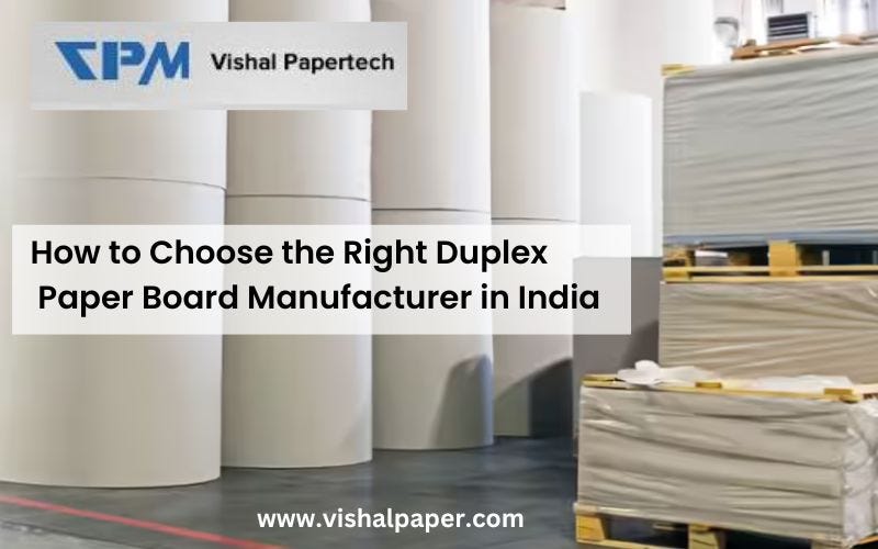 Why Duplex Paper Board is the Future of Sustainable Packaging in India ...