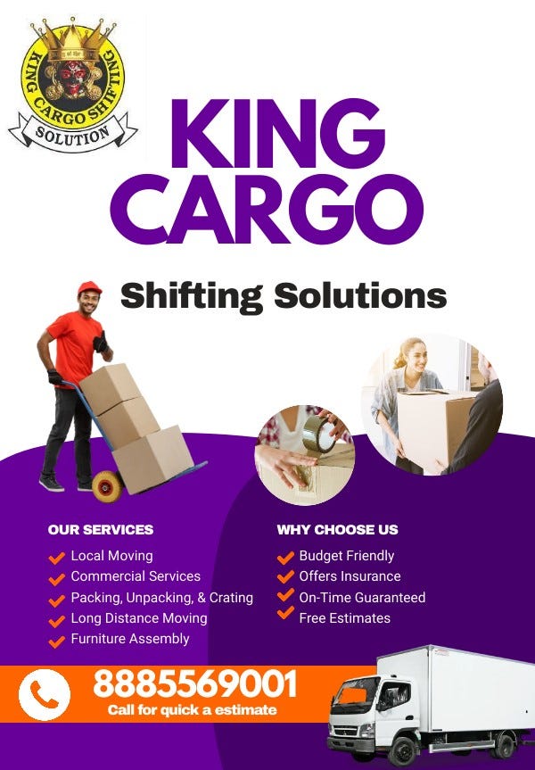 Movers And Packers Gudimalkapur, Hyderabad — King Cargo - King Cargo - Medium
