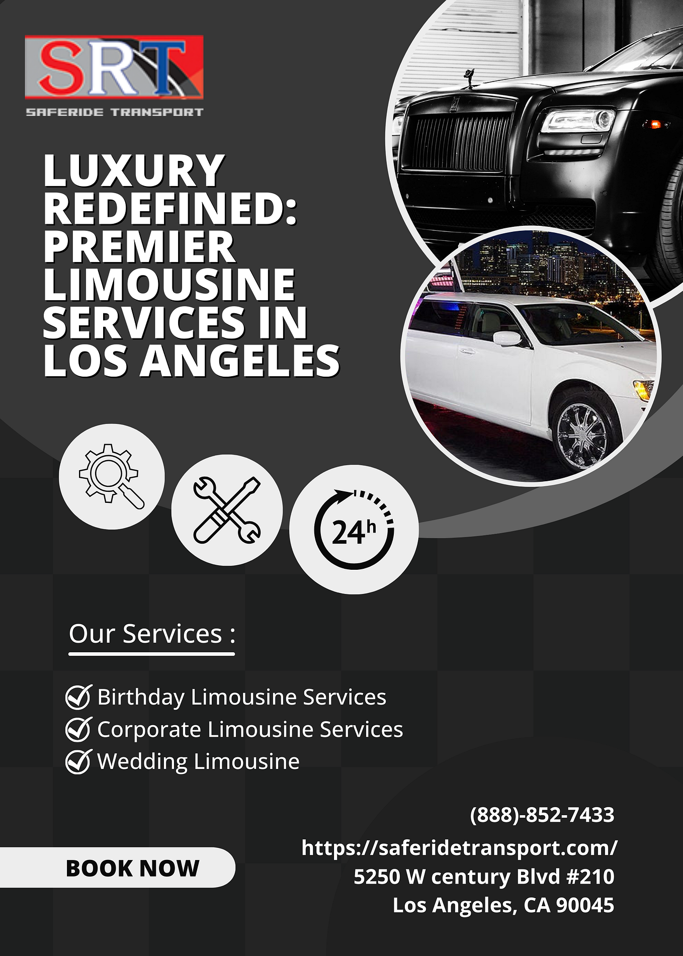 Get The Luxury Travel With Cars Services for Burbank - Saferide Transport - Medium