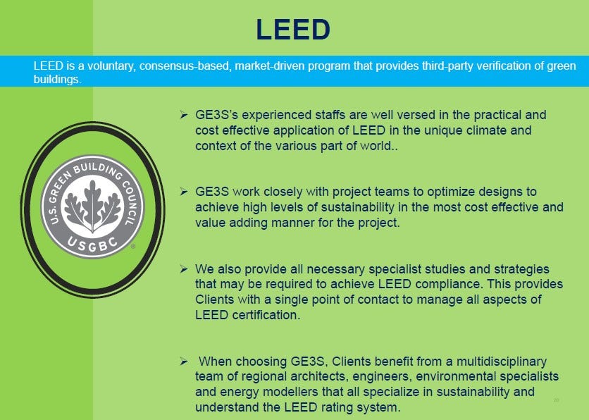 LEED rating system, pushing sustainability in construction | by Ge3s ...