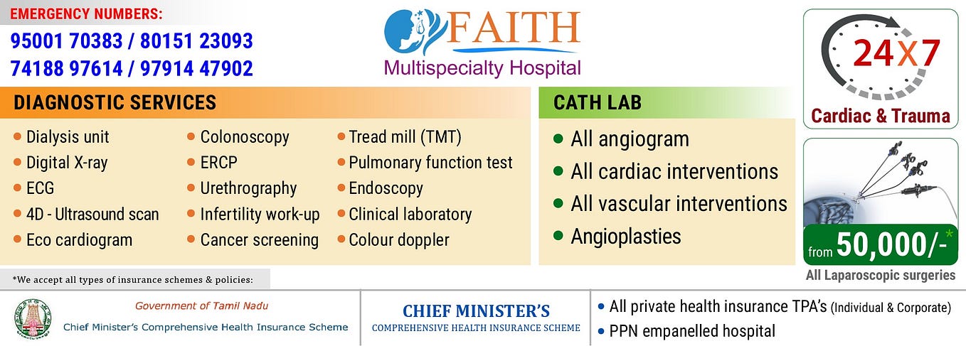 Services. 24 hours cardiology serves.24 hour’s… | by Faith Hospitals ...
