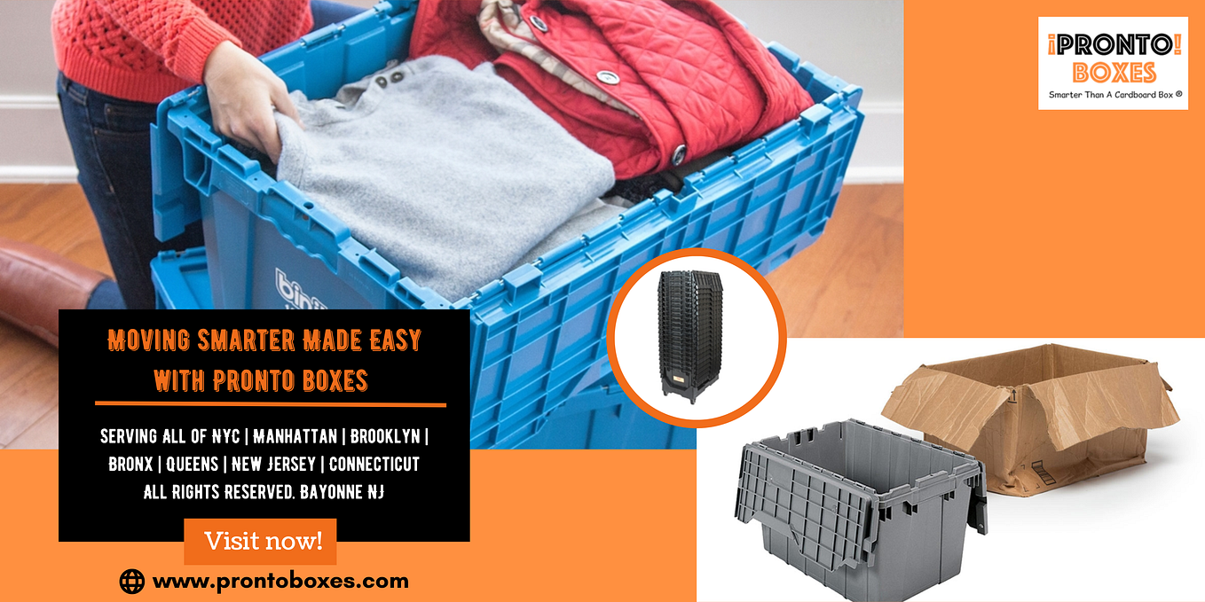 Eco-Friendly Moving Boxes– Pronto Boxes - Pronto Boxes - Medium