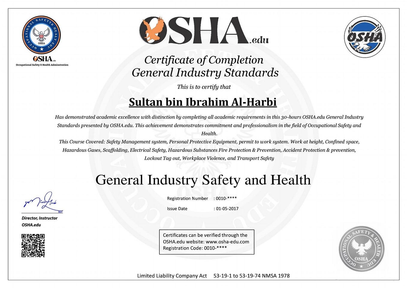 OSHA Edu Certification in Saudi Arabia: Elevating Safety Standards ...