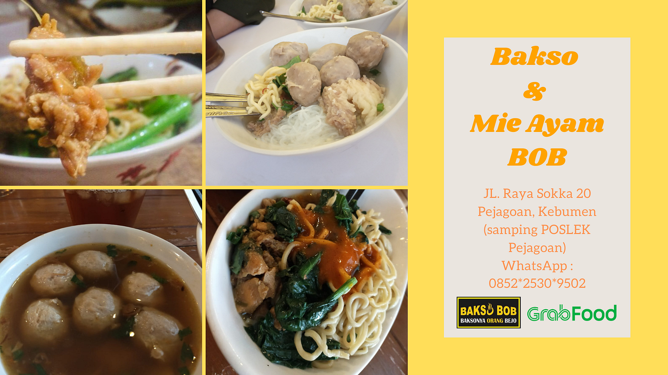 Enak!! bakso bob, bakso orang bejo, bakso urat di kebumen | by Produsen ...