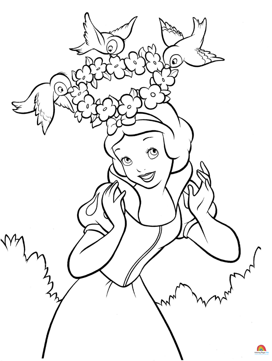 Lego Princess Coloring Pages