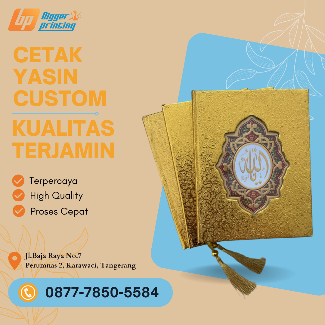 EKSLUSIF Wa./Call 0877–7850–5584, Cetak Yasin di Tigaraksa - Cetak Yasin Tangerang - Medium