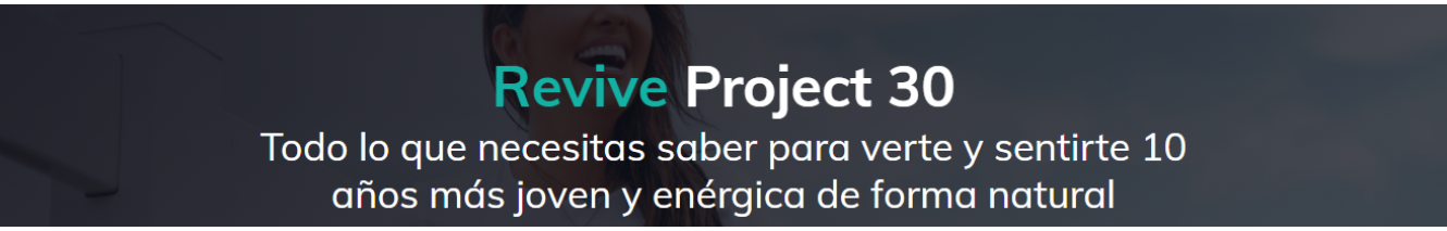 Revive Project 30 — Samar Yorde. Rescata tu belleza y vitalidad en 30 ...