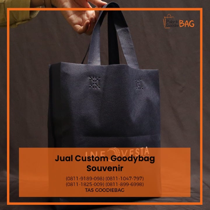 Hasil Terbaik Goodiebag Kain - Toko Kain Goody Bag Polos - Medium