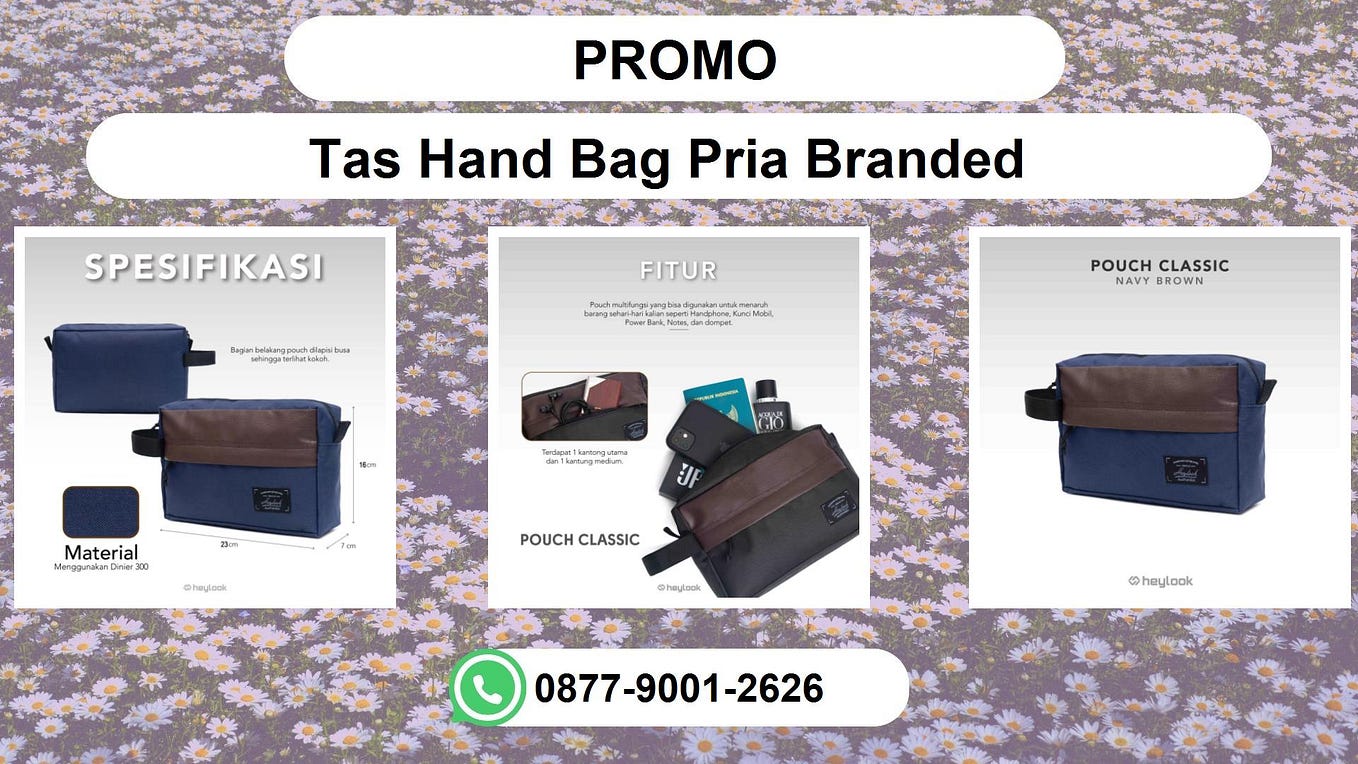 Tas Hand Bag Pria. Promo, 0877–9001–2626 Produsen Tas Hand… | by ...