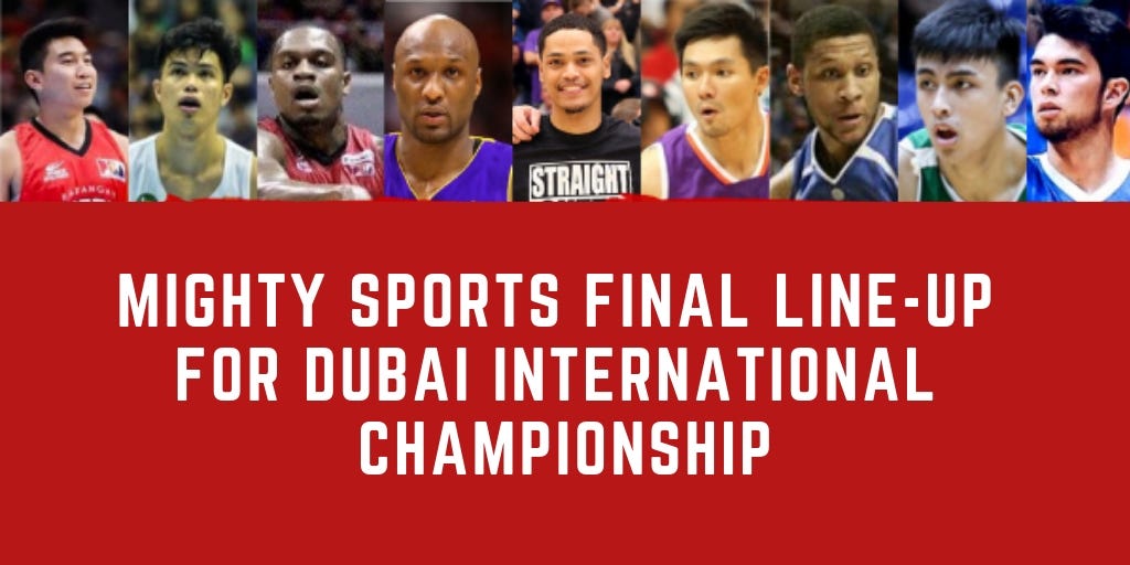 Mighty Sports Practices for Dubai International Basketball Championship ...