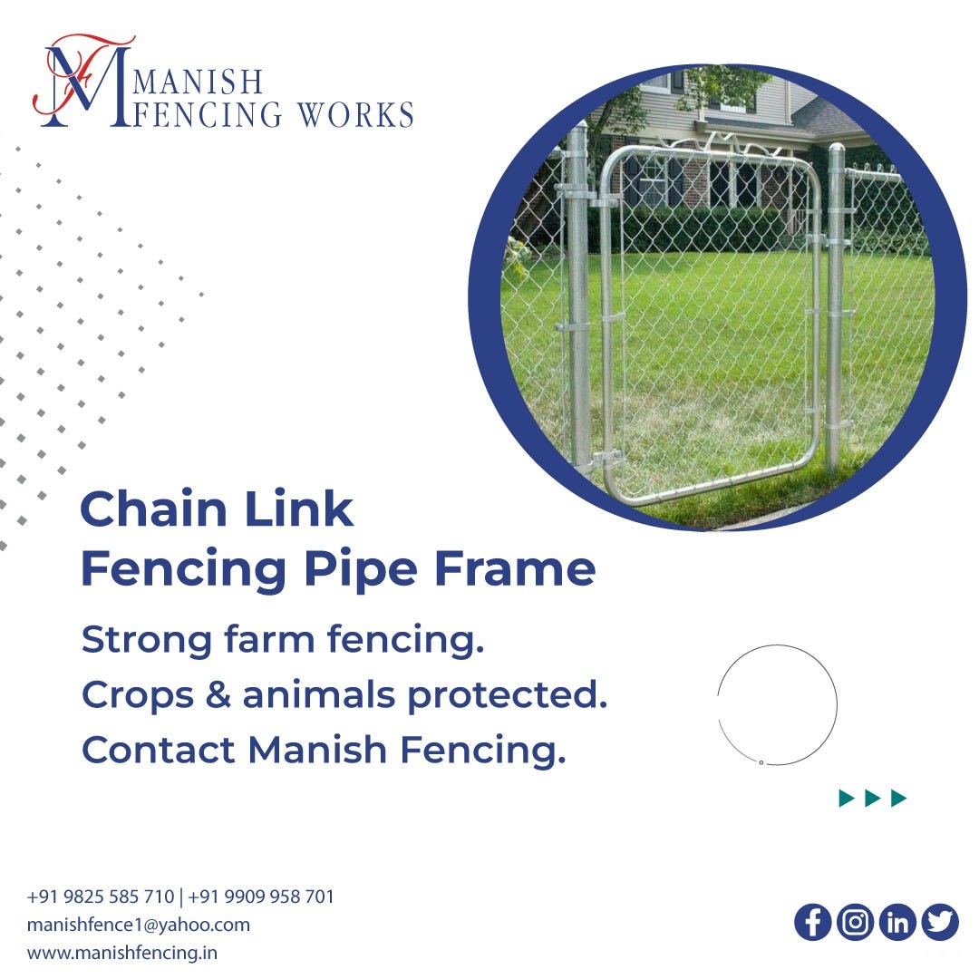 Chain Link Wire Fencing | Manish Fencing Works - Manish Fencing Co ...